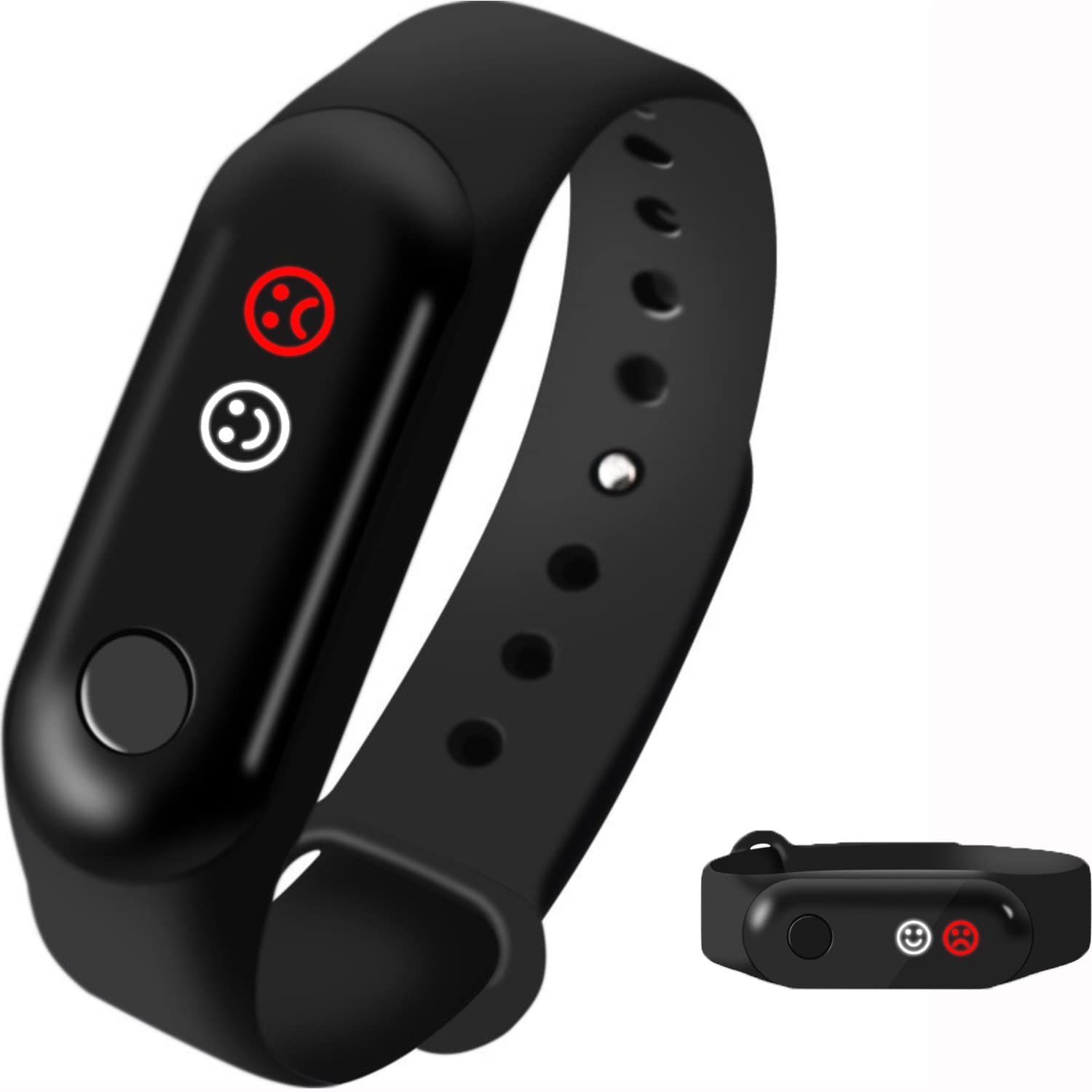 Anti-Static Wristbands, Anti-Static Cordless Wristbands Automatic Static Removal Bracelets Human Body in Winter Adjustable Smiley Face Display Function Sports Anti-Static Static Silicone Wristbands