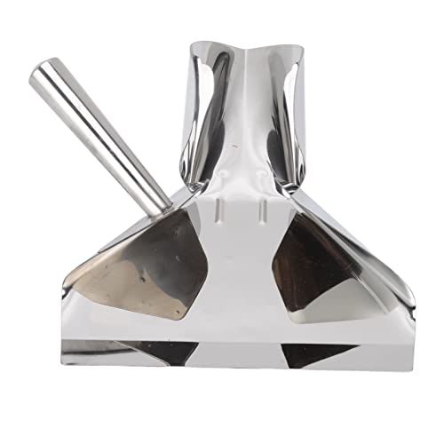 French Fries Shovel Stainless Steel French Fry Scoop High Temperature Anti Scald Handle for Cinemas, Carnivals, Weddings