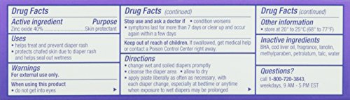 Desitin Maximum Strength Baby Diaper Rash Cream with 40% Zinc Oxide, Travel Size, 1 oz (Pack of 6)
