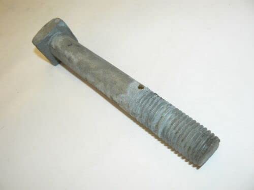 7/8"-9 x 7 1/2" Galv. Square Head Machine Bolts - Lot of 5 Pcs. HQ