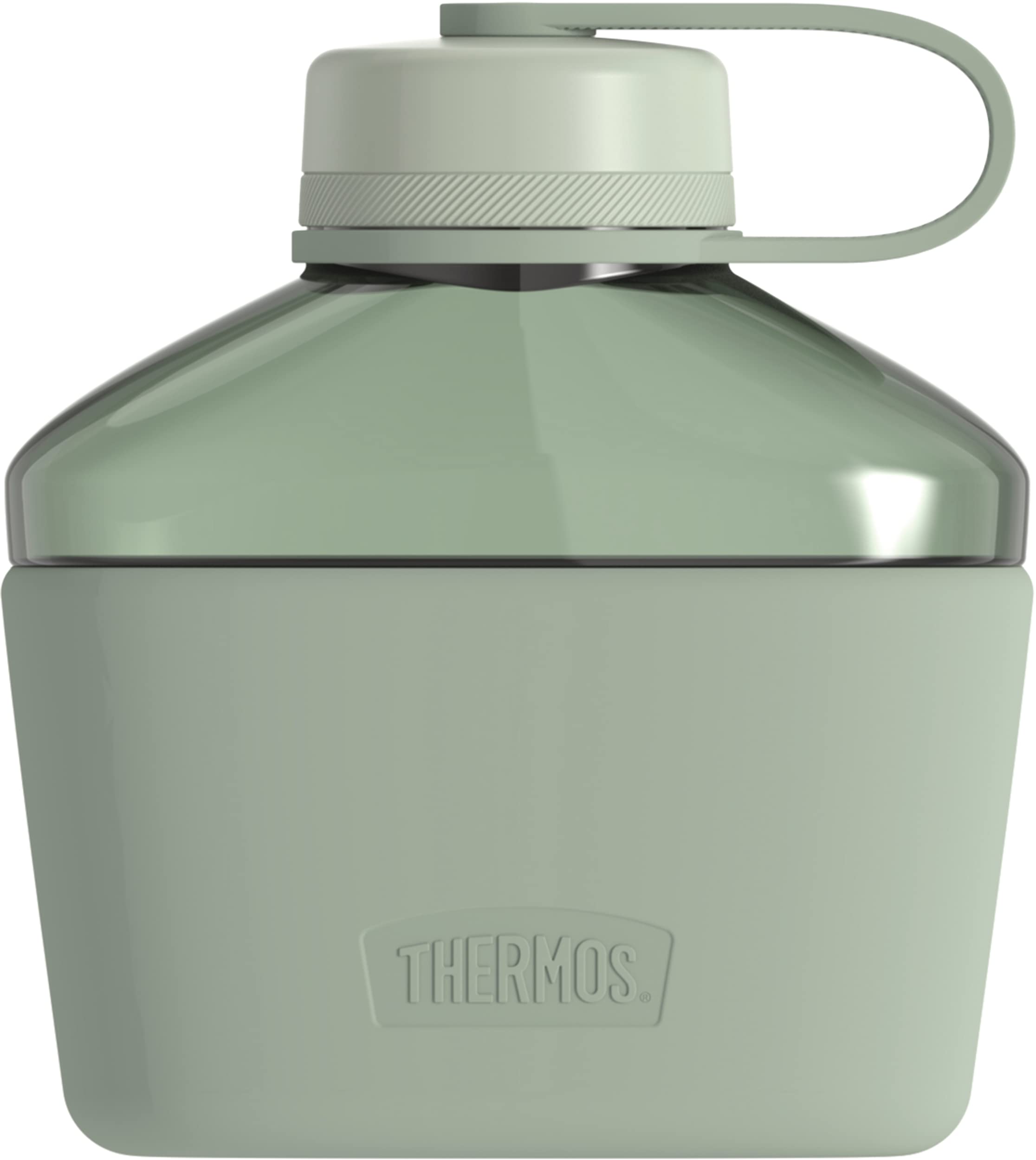 ALTA SERIES BY THERMOS Plastic Canteen Bottle 32 Ounce, Matcha Green