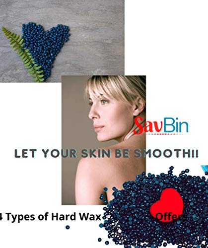 SAVBIN Blue Azulene Hard Wax Beans (Blue Azulene - 2.2 LBS (1000 grams))