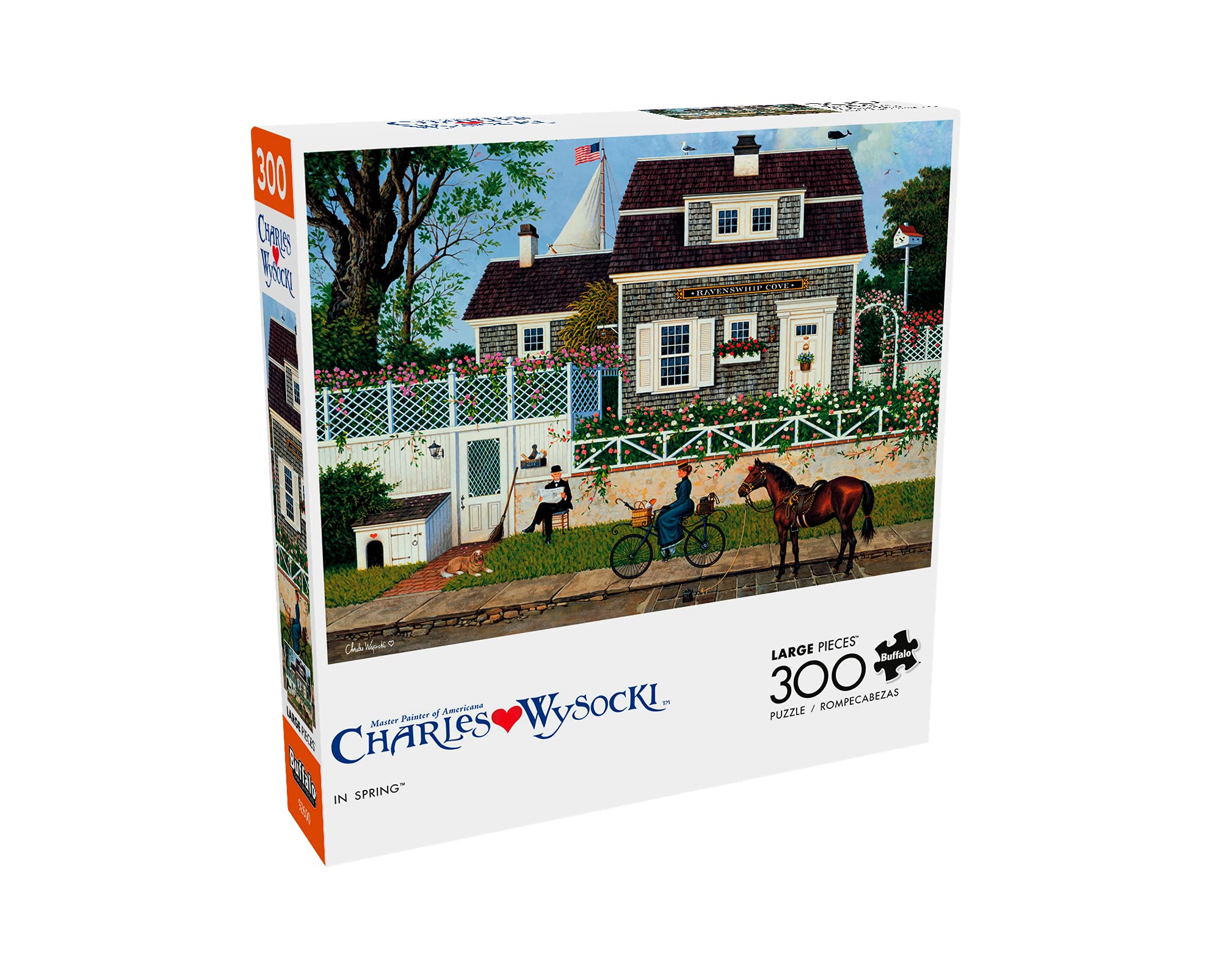 Buffalo Games - Charles Wysocki - in Spring - 300 Large Piece Jigsaw Puzzle