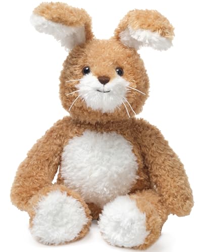 Bearington Scruffles The Stuffed Easter Bunny, 16 Inch Rabbit Stuffed Animal, Stuffed Rabbit