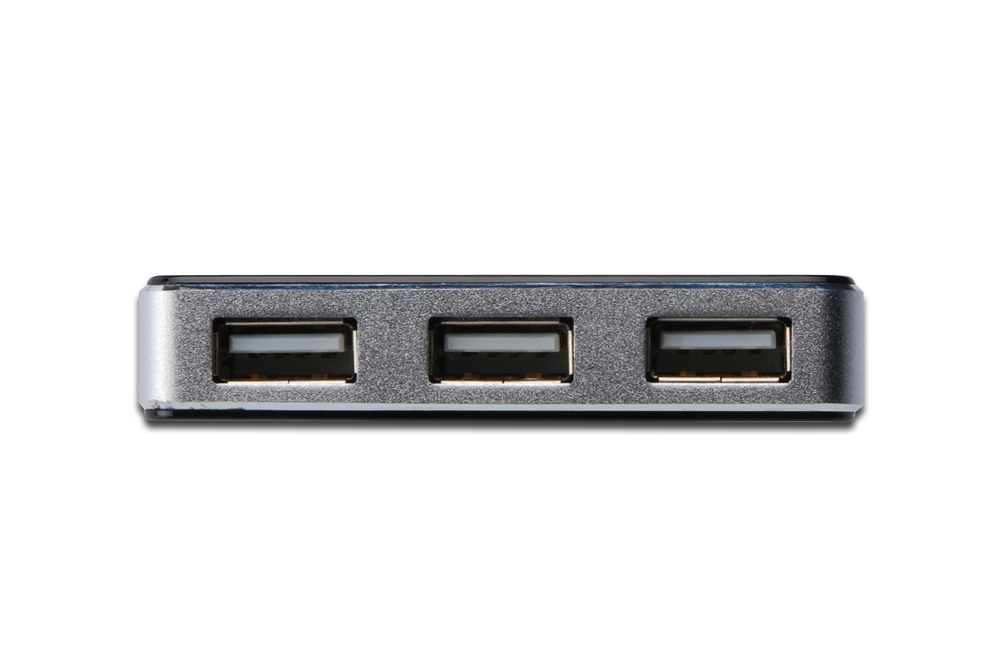 DIGITUS USB hub - 4 Ports - High-Speed USB 2.0-480 MBit/s - Plug&Play - Connection Cable 66 cm - Black