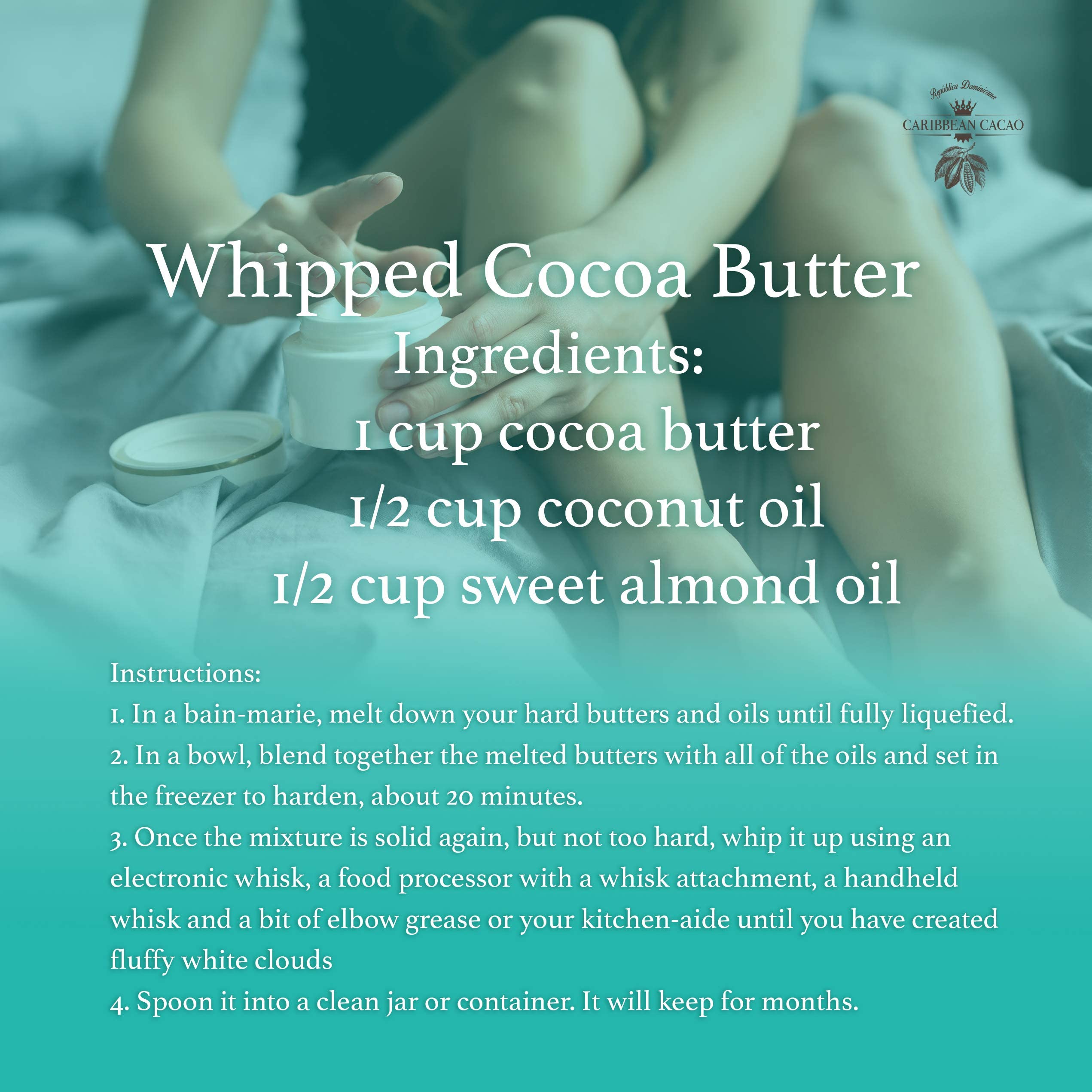 Cocoa Butter 1 lb. - Raw Unrefined Cacao for DIY Skin Creams, Stretch Mark Lotion, Lip Balm, Face & More - Manteca de Cacao Sticks