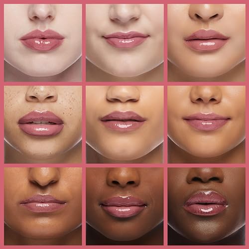 Physicians Formula Rosé Kiss All Day Glossy Lipstick Lip Color Makeup, Pink Blind Date | Dermatologist Tested, Clinicially Tested