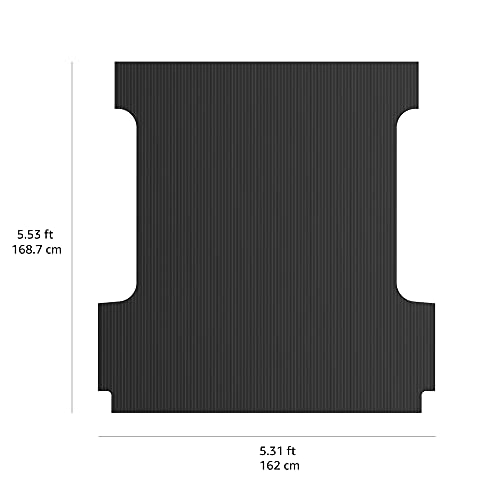 Amazon Basics Heavyweight Bed Mat fits Ford F150 2015-2018, 5.5 ft, Black