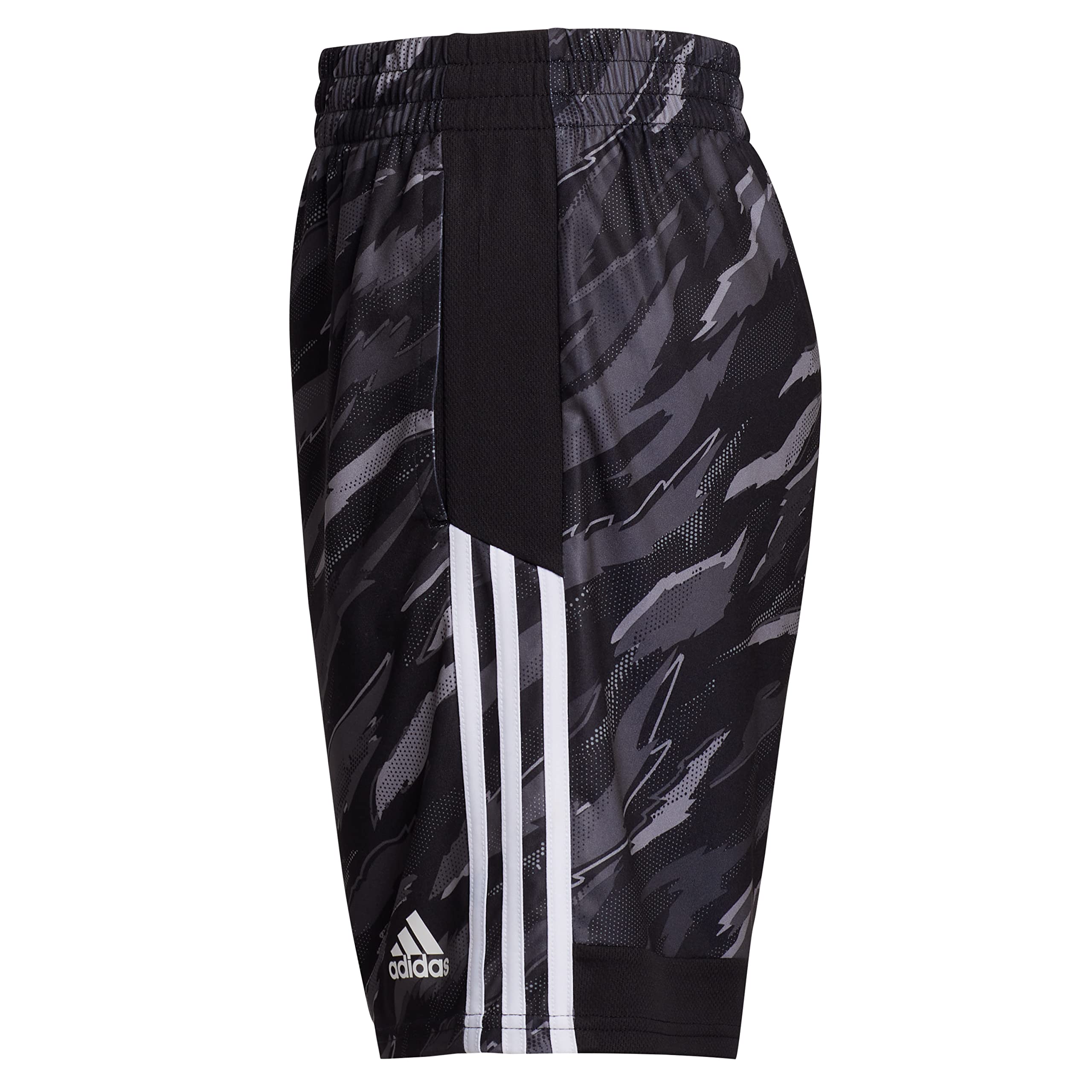 adidas Boys' AEROREADY Tiger Camo Short, White, X-Large (18/20)