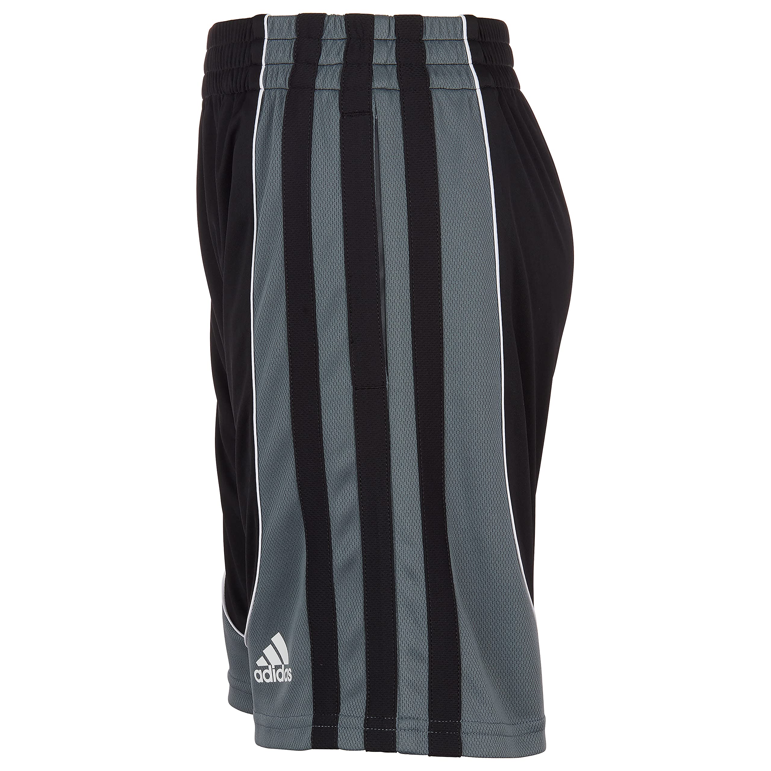adidas Boys' AEROREADY Basketball Creator Shorts, Black, Small (8)