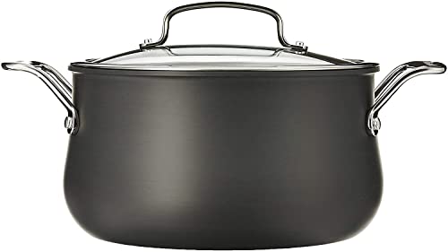 Cuisinart 6445-22 5-Quart Dutch Oven with Cover, Black/Stainless Steel