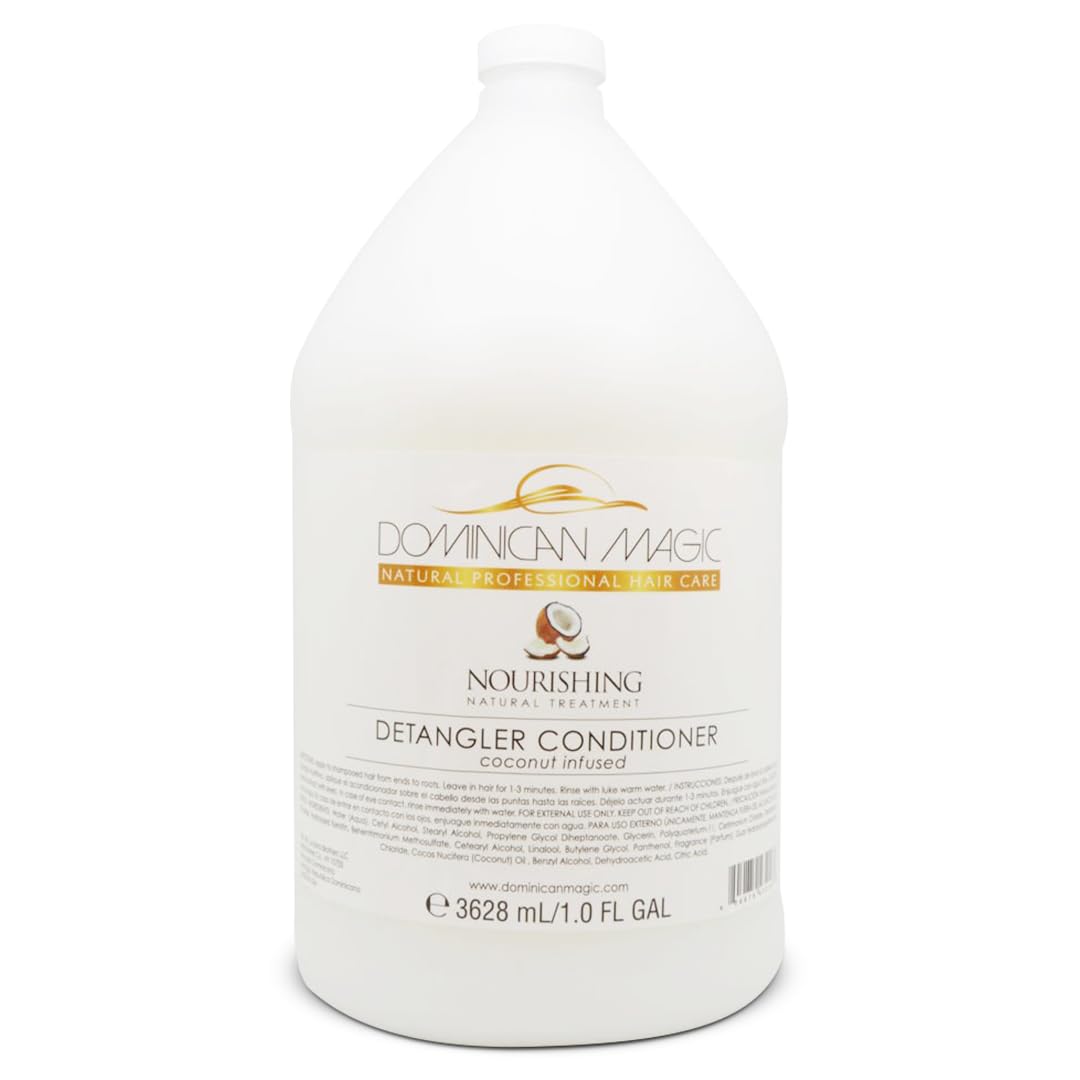 Dominican Magic Detangler Coconut Infused Conditioner 3628ml/1Gallan… (1 Gallon)
