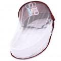 Foldable Baby Crib,Soft Cloth Net Travel Bassinet,Portable Infants Travel Sleeping Bed with Quilt