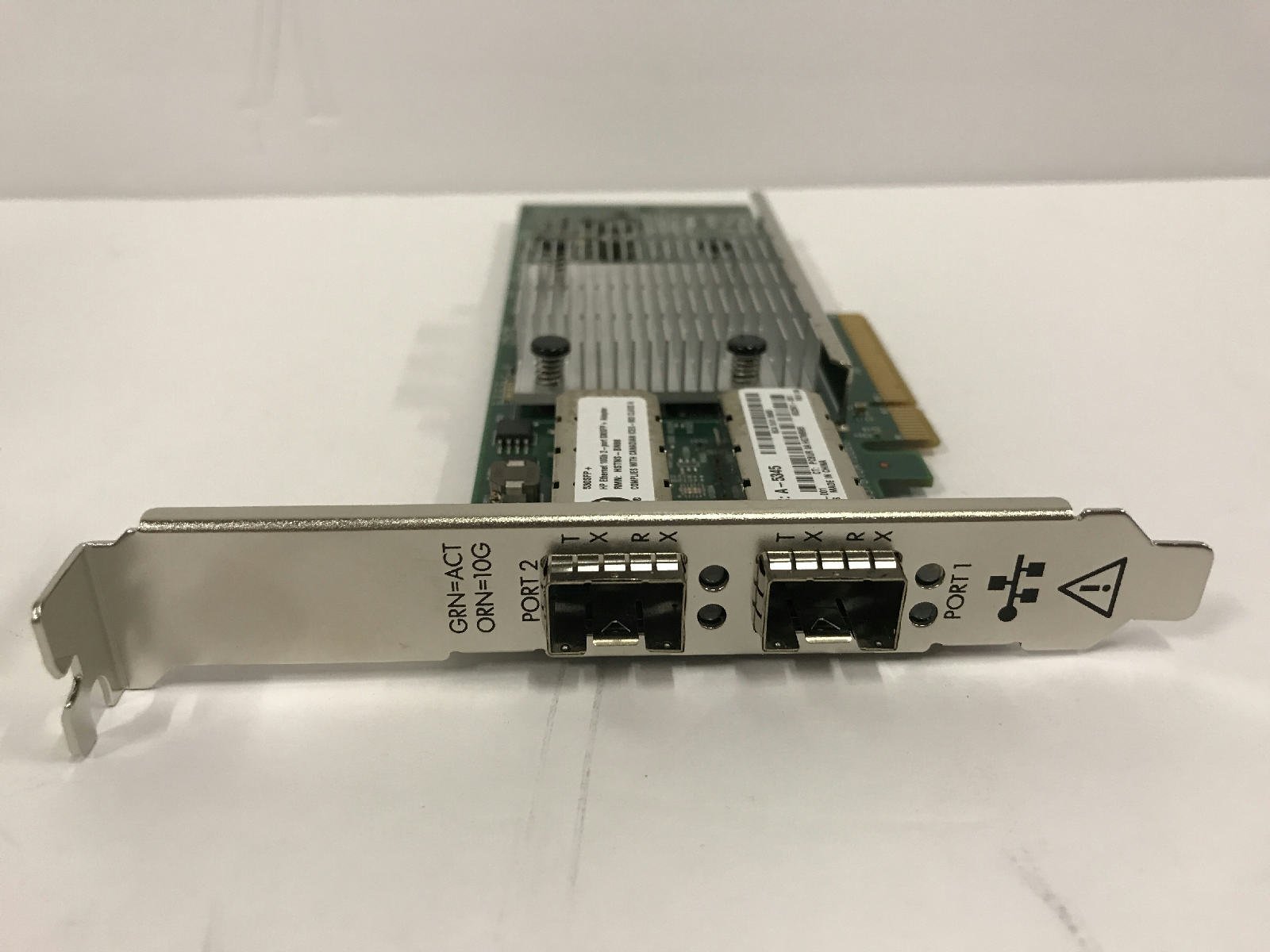 HP 652503-B21 530SFP+ - Network adapter - PCI Express 3.0 x8 low profile - 10Gb Ethernet x 2 - for ProLiant DL360e Gen8, DL385p Gen8, ML310e Gen8, ML350e Gen8, ML350p Gen8, SL270s Gen8