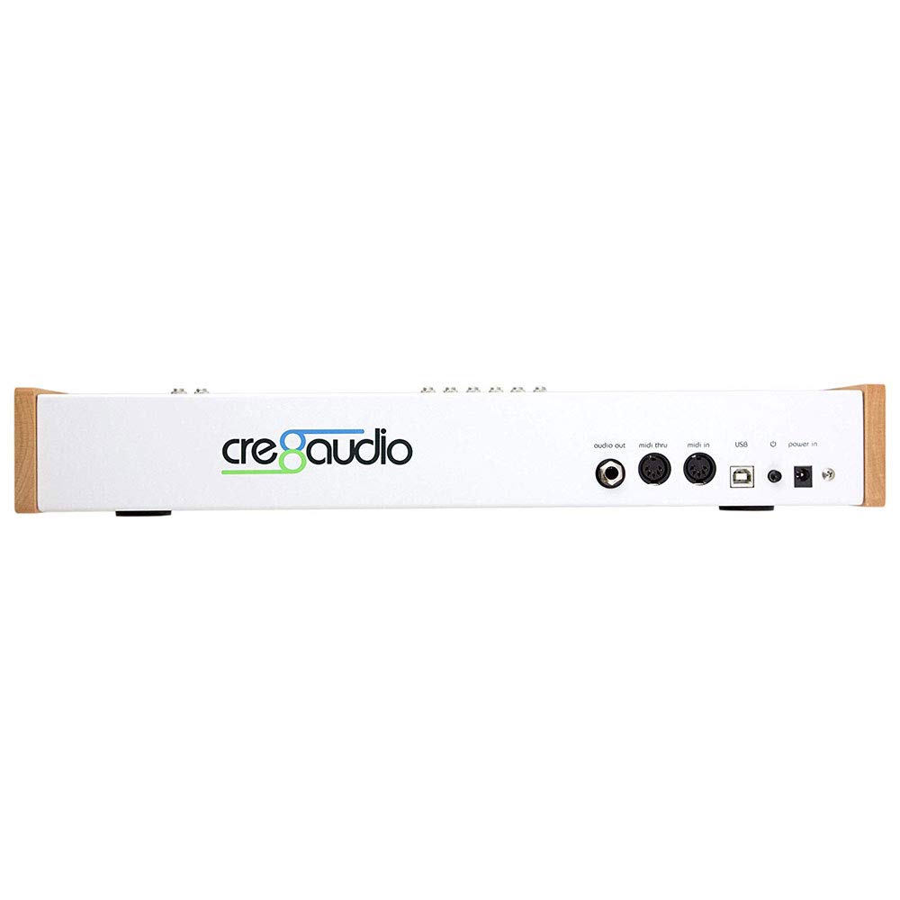 Cre8audio Eurorack Modular Synthesizer Case (NiftyCASE) with 2x Kellopy 6ft MIDI Cable & 8-Set of Unbalanced Patch Cables Bundle