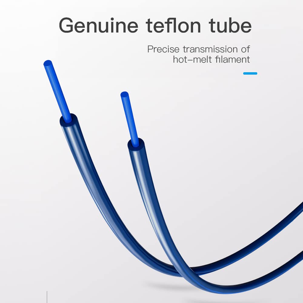 Creality Official 2 Meter Capricorn Teflon Tube PTFE Bowden Tubing 1.75mm Filament, Low Friction for Ender 3 Ender 3 Pro Ender 3 V2, Ender 5 Ender 5 Pro, CR-10, CR-6 SE All FDM 3D Printer of Creality