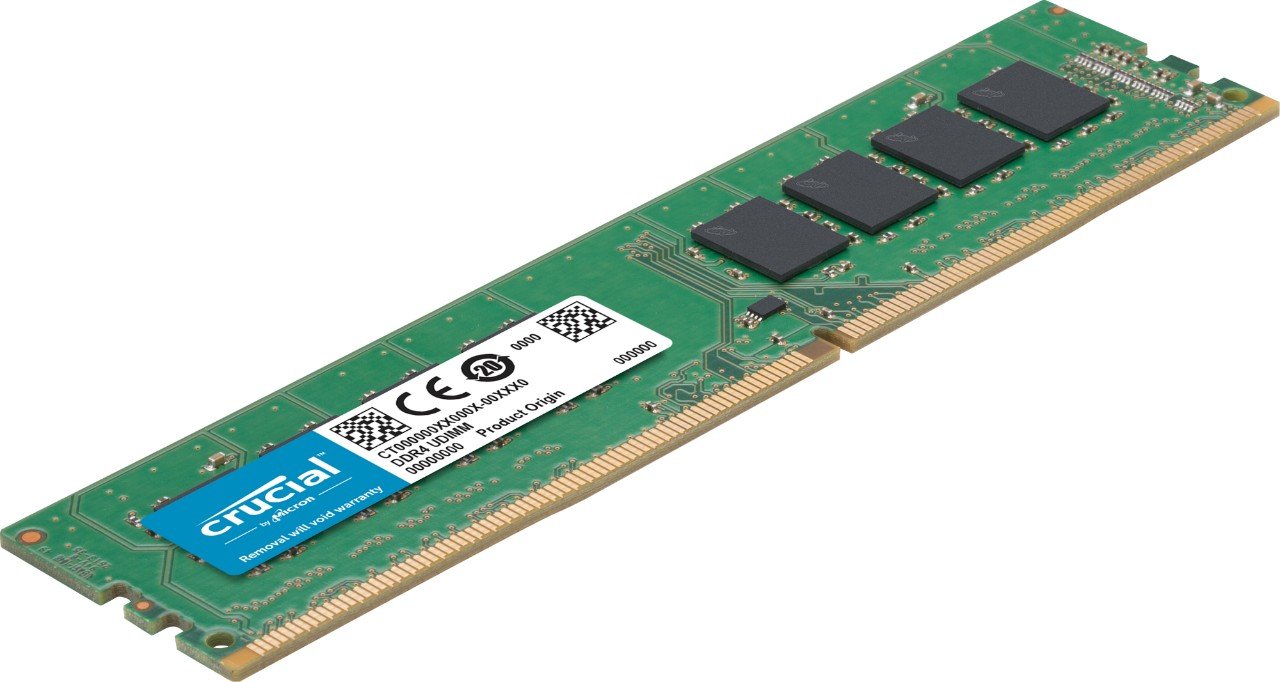 Crucial 64GB Kit (16GBx4) DDR4 2400 MT/s (PC4-19200) DR x8 DIMM 288-Pin Memory - CT4K16G4DFD824A