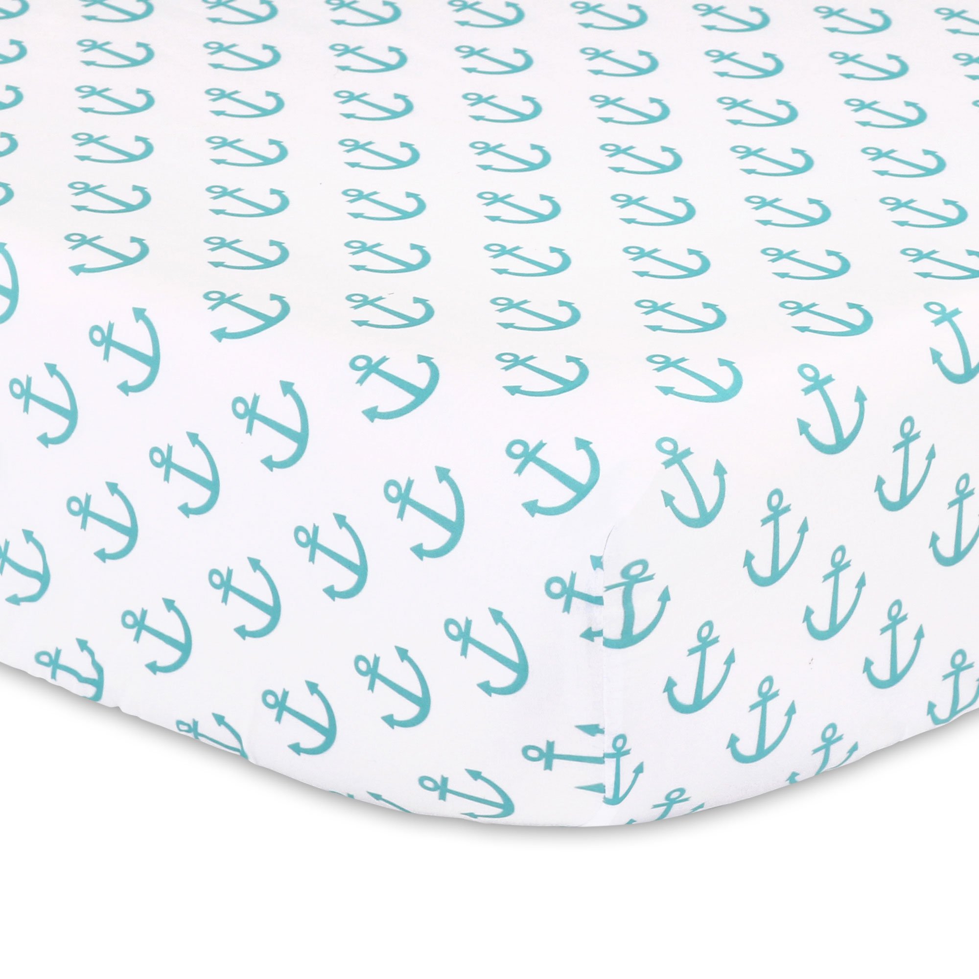 Nautical 4 Piece Whales Baby Crib Bedding Set