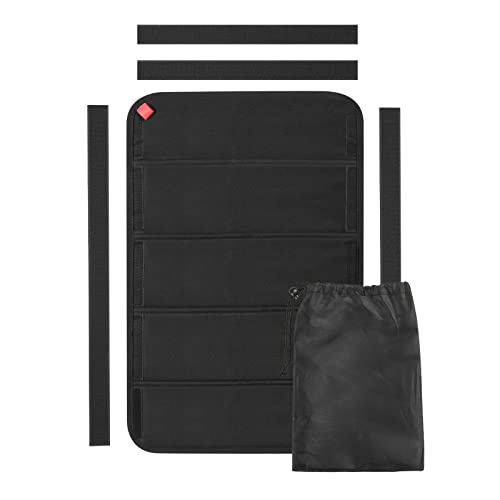 Beletops Foldable Velcro RV Door Window Shade,Camper Door Shade, Thin Shade Ready RV Window Shade,Blocking The Sun's Rays Makes The Interior of The RV Dark for RV Accessories Shade【25''x16''】 Black