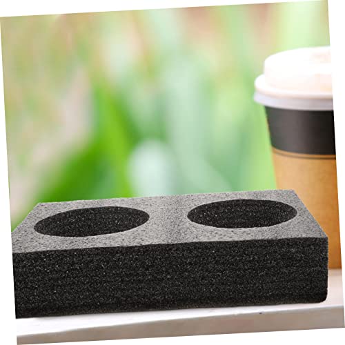 Alipis 4 pcs Takeaway Cup Holder Door Dash Beer Pong Pool Float Floating Drink Holder for Pool Milk Tea Packing Tray Foam Pool Floats Takeout Bowl Racks Drink Cup car epe Pearl Cotton