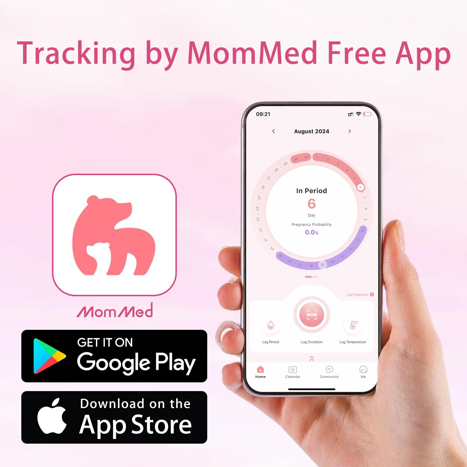 MomMed Ovulation Test Strips, 50 LH Ovulation Predictor Kit with 50 Collection Cups, Accurately Track Ovulation Test, High Sensitivity Result for Women Home Testing