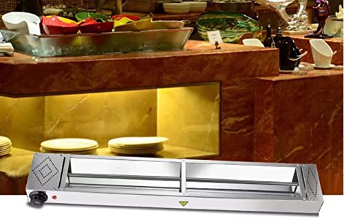 FUNNYBSG Commercial Food Heat Lamp, Square Hanging Food Warming Lamp Buffet Servers and Warmers Hanging Lamp, for Keep Food Warm, Restaurant Kitchen Equipment
