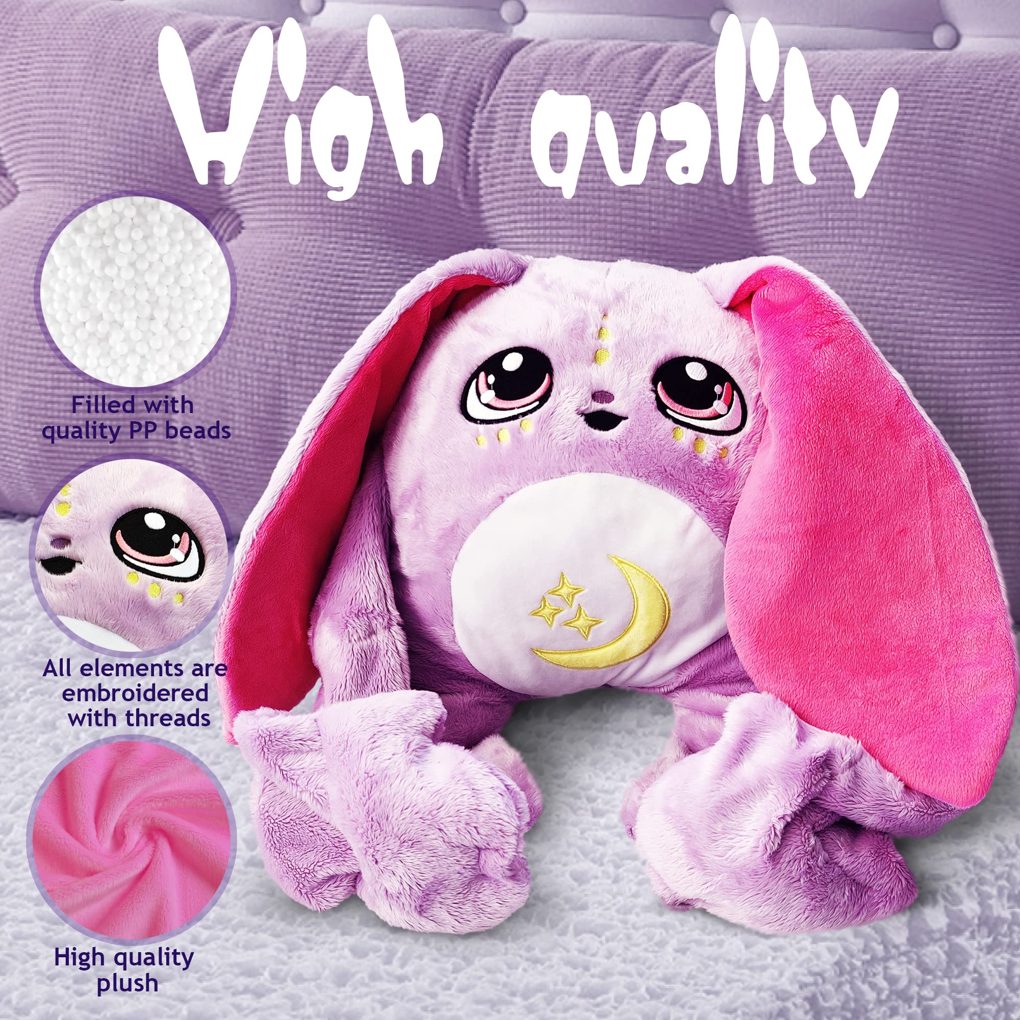 5lbs Weighted Stuffed Animal for Stress Relief, Comfort & Relaxation - Celestia Gives Incredible Hugs for Adults & Kids (Celestia)