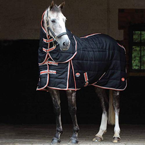 Weatherbeeta ComFiTec with Therapy-Tec Channel Quilt Detach-A-Neck Medium - Black/Silver/Red - 69"