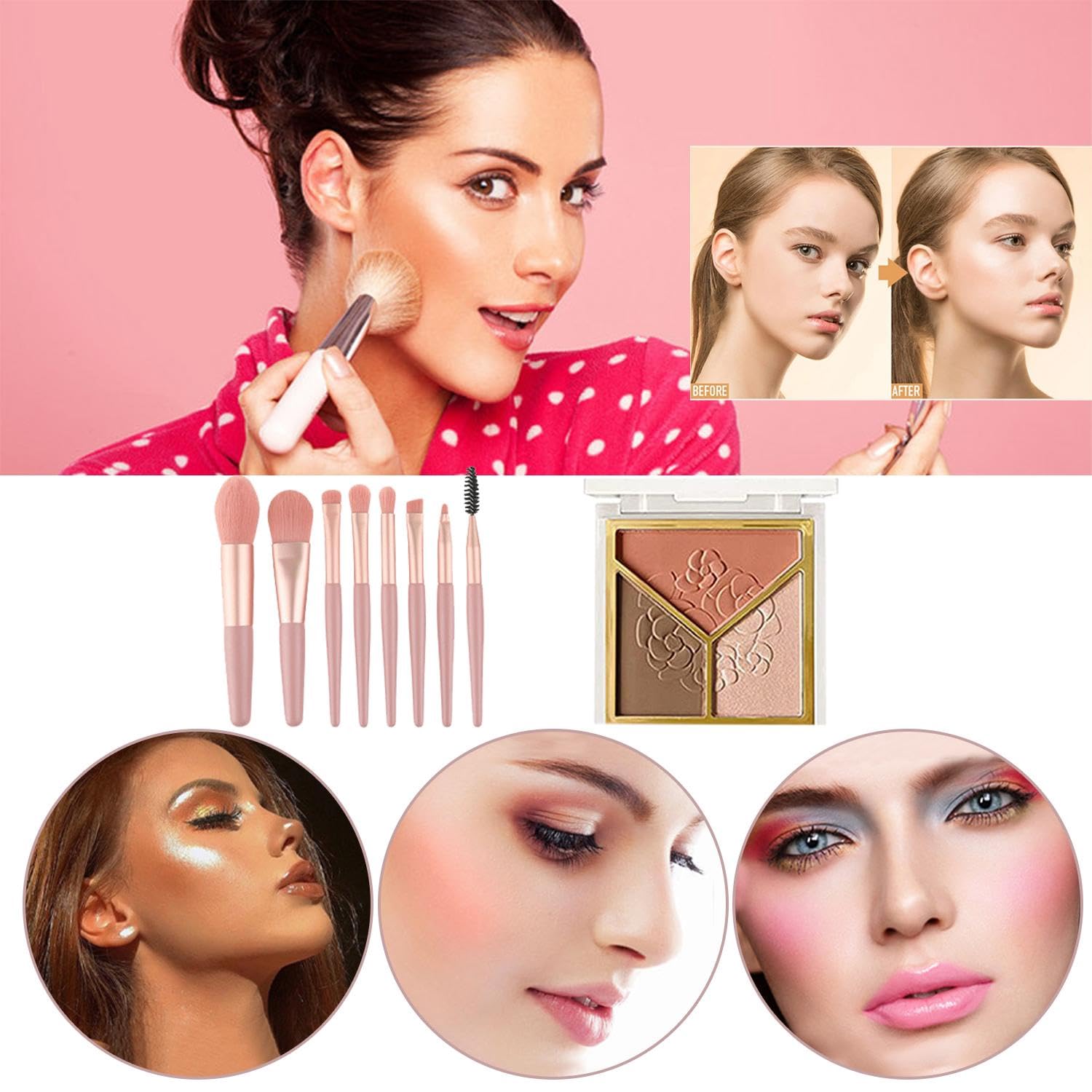 All-in-One Makeup Kit Professional Makeup Kit for Women Full Kit, Portable Multipurpose Makeup Sets for Beginners and Professionals