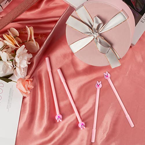 GOOTRADES 8 Pack Cute Pig Writing Gel Ink Pen for Office School Student,0.38 mm Tip