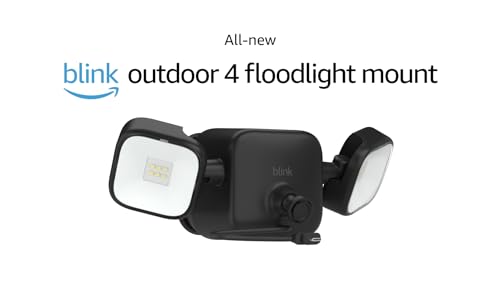 All-New Blink Outdoor 4 Floodlight Mount β Wire-free, 700 lumens, two-year battery life, set up in minutes
