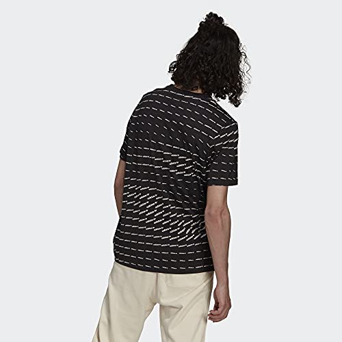 adidas Originals Men's Graphics Monogram Pack T-Shirt, Black/White, Large