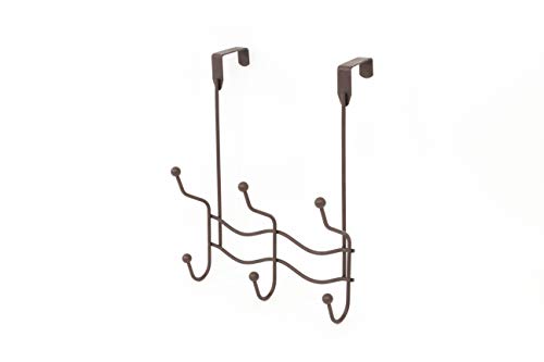 Inspired Living by Mesa Inspired Living Hanger 6 Hooks Organizer in Oil Rubbed Bronze Elegant Home Collection OVER THE OVER THE DOOR,