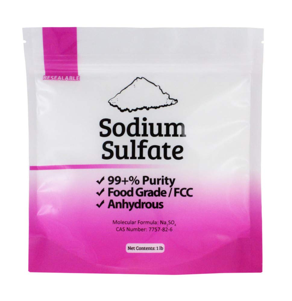 Duda Energy 1 lb Sodium Sulfate Food Grade FCC Anhydrous Naturally Mined 99+% Purity