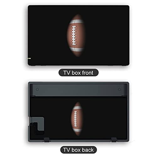 American Football Rugby Decal Stickers Cover Set Full Wrap Skin for Switch Protection Faceplate Sticker for Switch