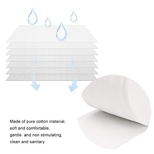 Disposable Soft Face Towel, 30M Cotton Roll Cleansing Cotton Towel Makeup Remover Washcloth Cotton Wipes for Beauty Salon and Home Skin Care
