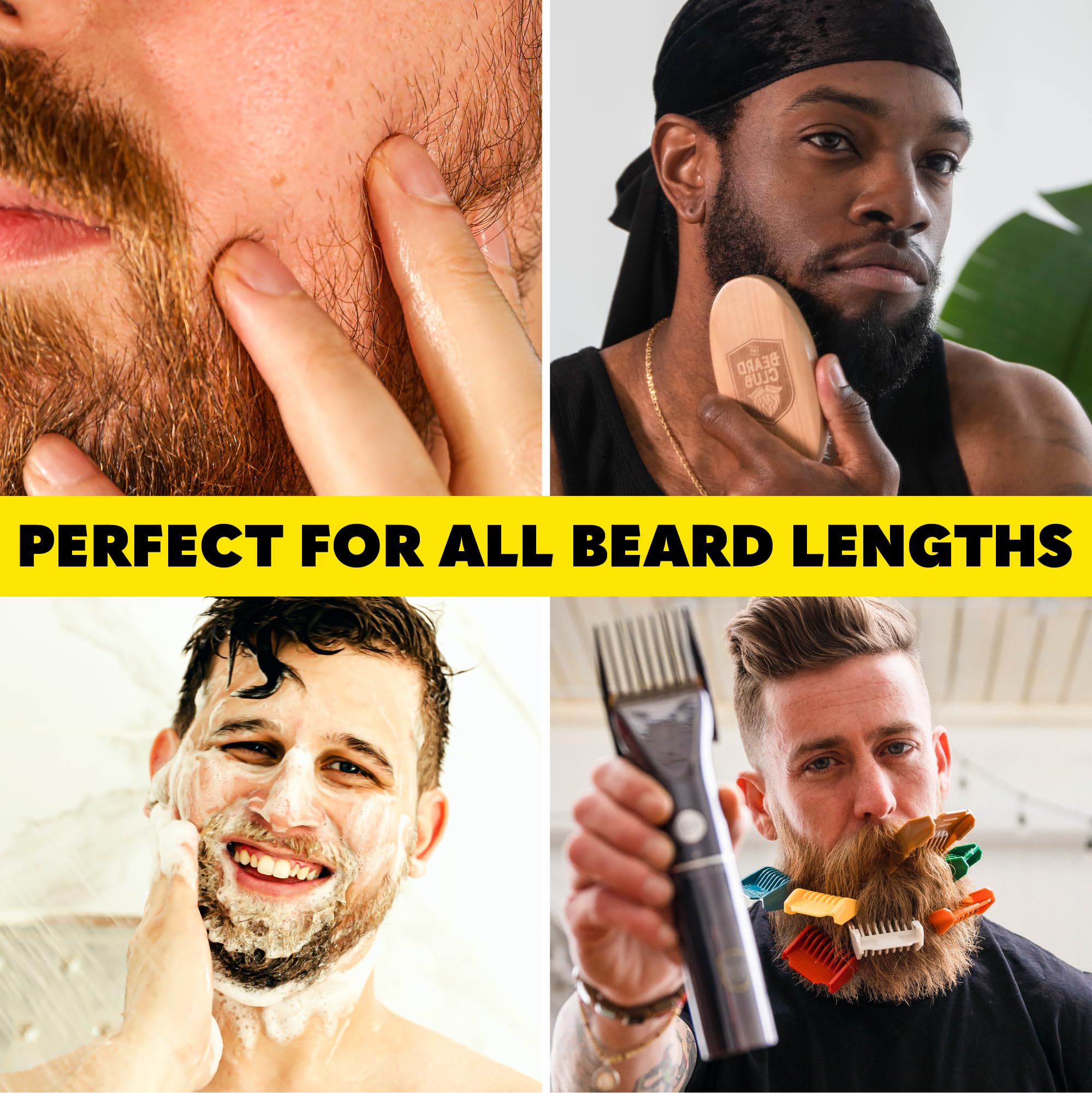 The Beard Club Mens Grooming Kit & PT45 Beard Trimmer for Men - Professional Cordless Electric Beard Hair & Moustache Trimmer, Straight Razor, Beard Shampoo, Balm, Beard Brush & Comb - Beard Kit Gift