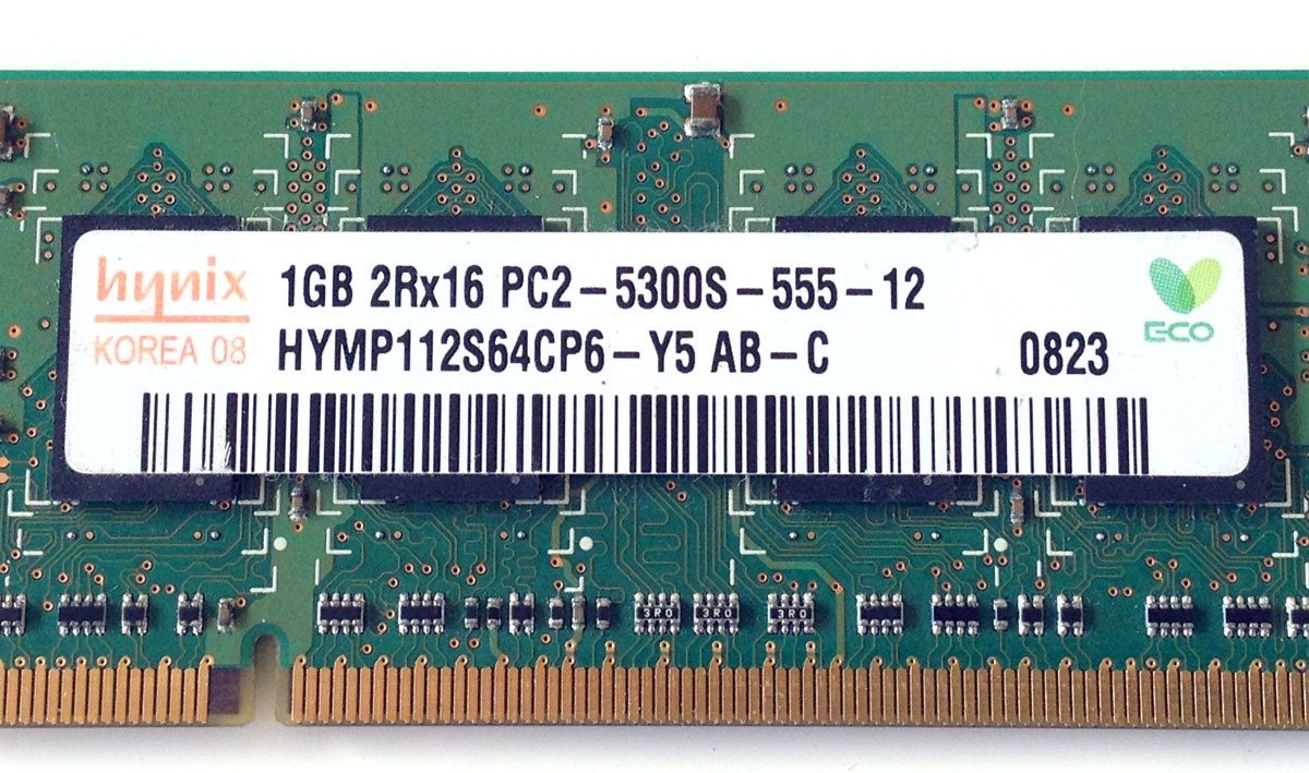 HY/Modern 1GB 2RX8 PC2-5300S-555-12 Notebook Original Memory DDR2 667