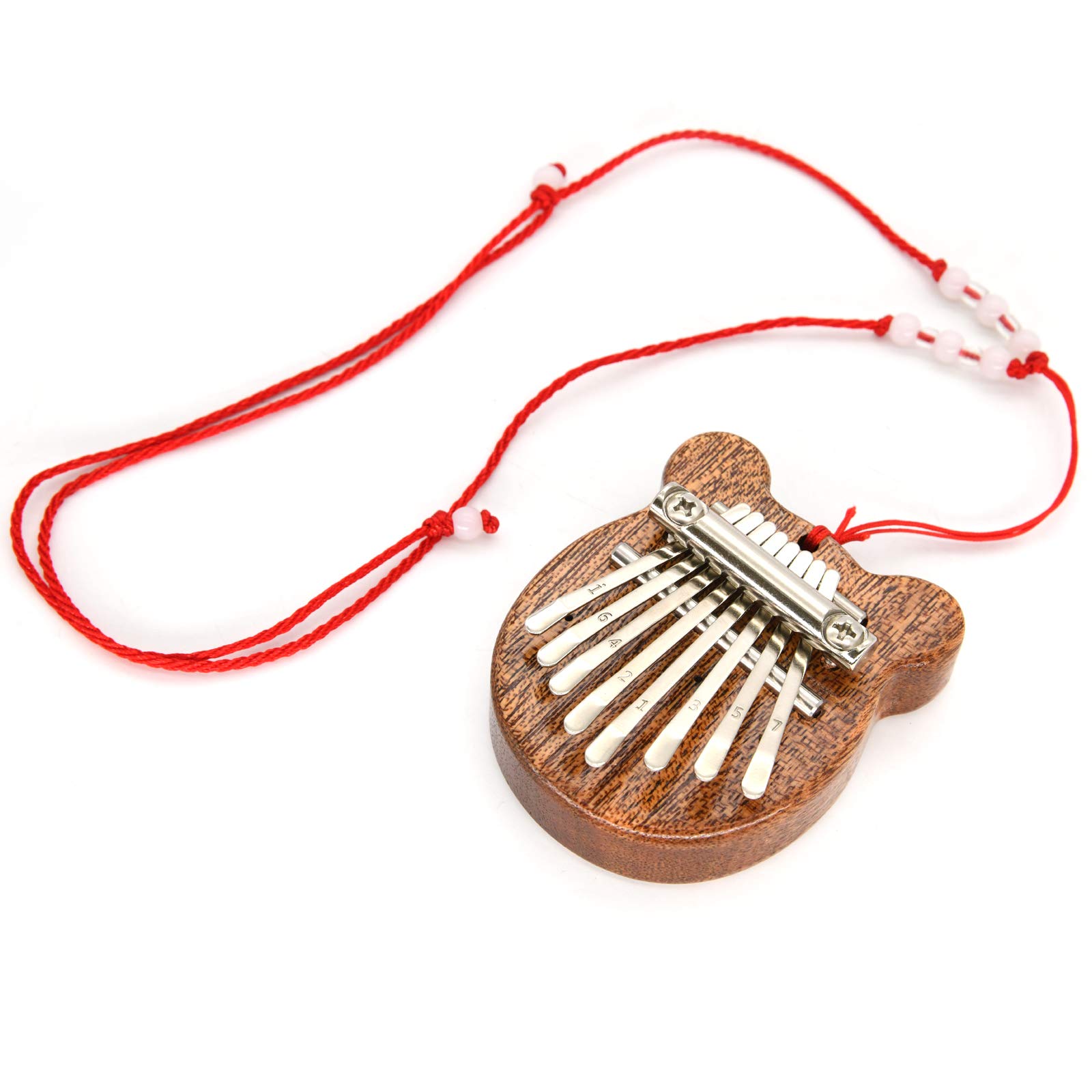 8 Key Mini Kalimba Thumb Piano, Portable Mbira Finger Piano Best Gift for Kids, Birthday, Christmas, Beginner, Party