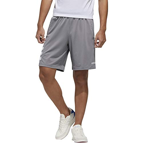 adidas Men's Designed 2 Move Elevated 3-Stripes Short Gray/White X-Small