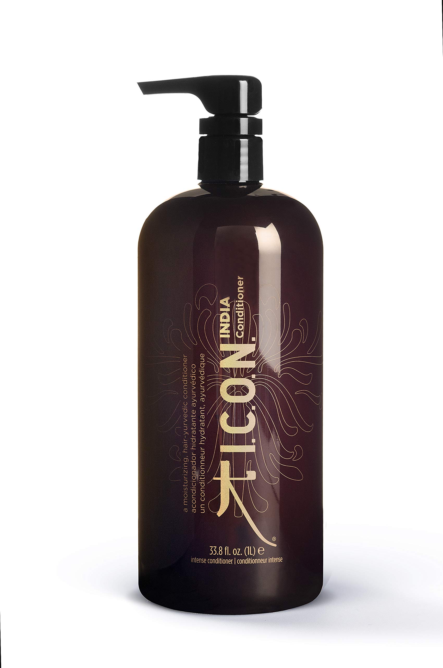 I.C.O.N. India Shampoo and Conditioner Combo, Salon-Quality Hair Care, 1 Liter Each
