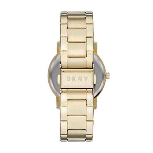 DKNY Women's Soho Quartz Stainless Steel Dress Watch, Color: Gold (Model: NY2959)
