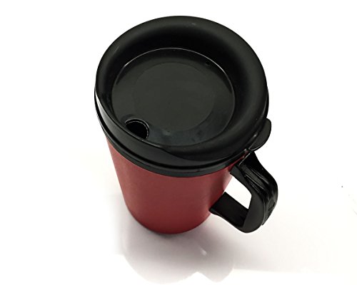 GAMA Electronics 2 ThermoServ Foam Insulated Coffee Mugs 34 oz (1) Blue & (1) Red
