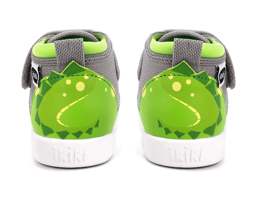 ikiki Squeaky Shoes for Toddlers/Little Kids (Fierce Dragon, Green, Size 8)