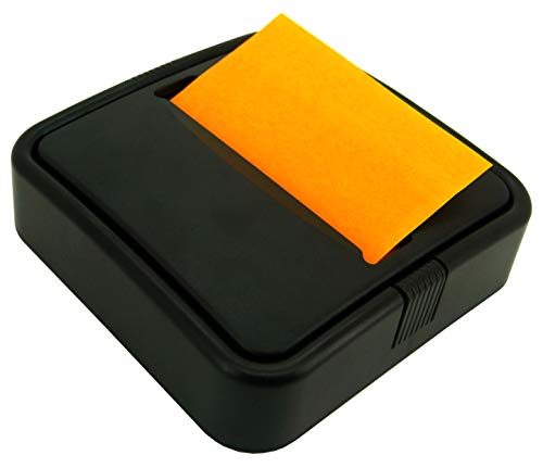 4A Pop-Up Note Dispenser, Black, Work with Sticky Pop-Up Notes, for 100 Sheets 3x3 Notes, 1 Dispenser/Pack, 4A PSS 7
