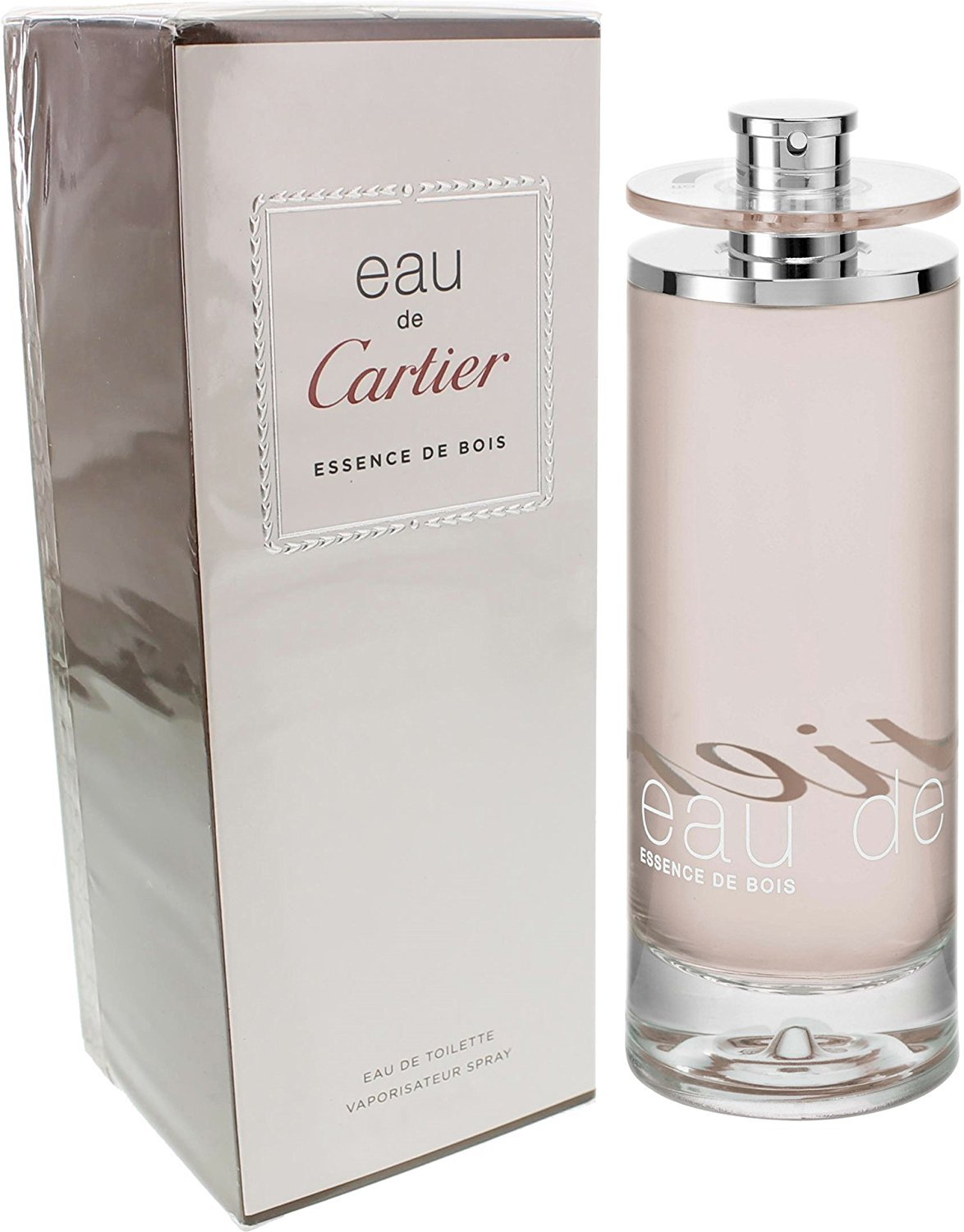 Eau De Cartier Essence De Bois Fragrance Spray For Unisex, Eau de Toilette Scent for Women, EDT Cologne for Men, 6.75 Oz