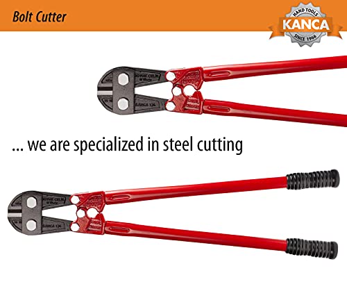 KANCA Bolt Cutter BC-7, Drop-Forged Metal Cutter and Steel Cutter, 18'' INCH Cutting Capacity 7 MM, Hand Tools & Home Improvement, Heavy Duty Cutter, Red Colour