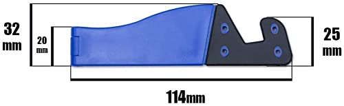 Eeejumpe Smart Phone and Tablet Stand - Foldable Vertical and Horizontal Mount for iPhone / iPad / Samsung Galaxy / HTC One and all Mobile Phones Blue