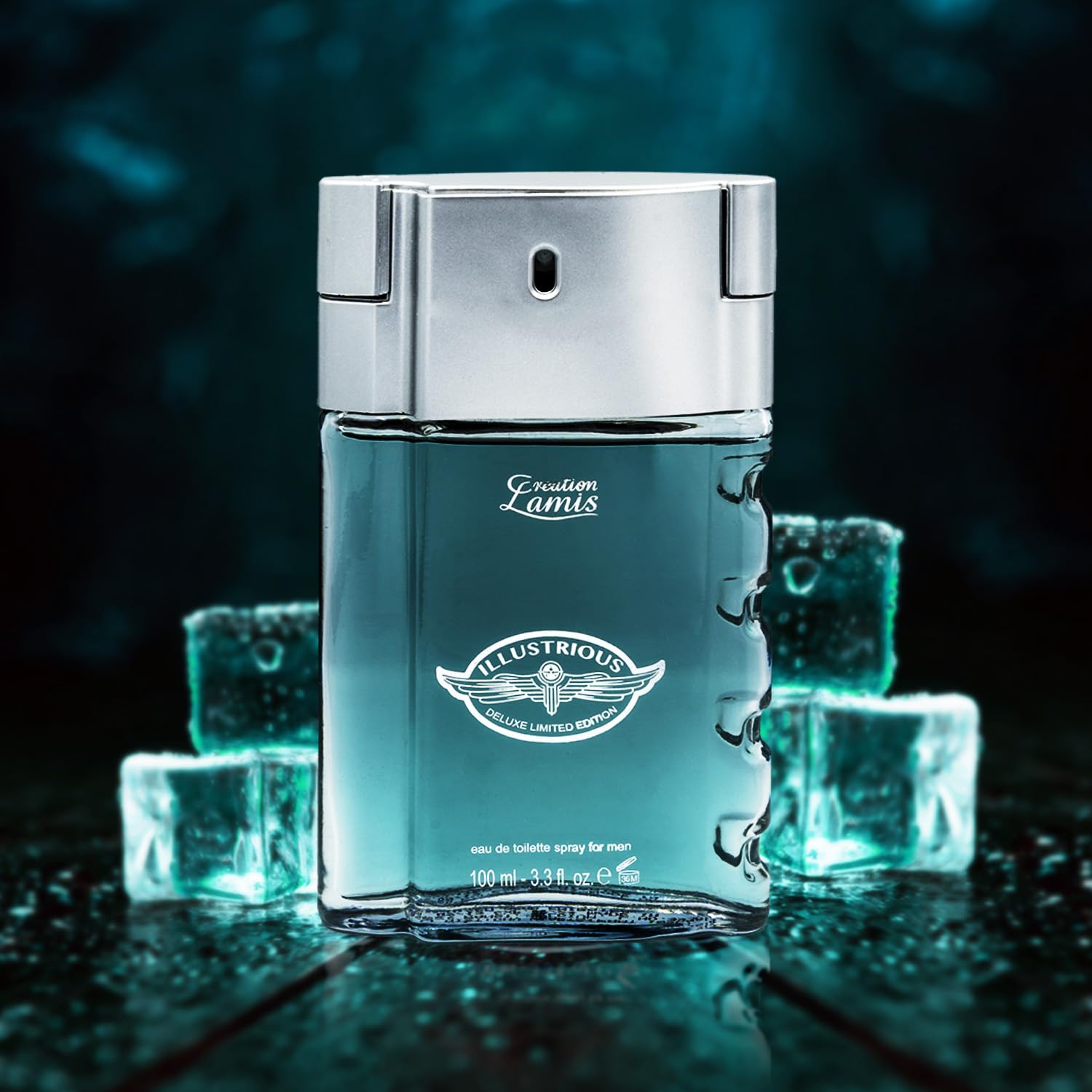ILLUSTRIOUS DELUXE LIMITED EDITION BY CREATION LAMIS COLOGNE FOR MEN 3.3 OZ / 100 ML EAU DE TOILETTE SPRAY