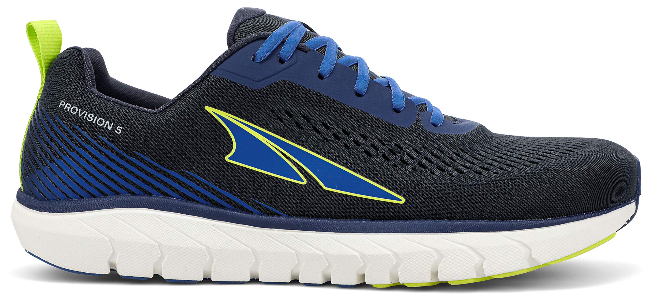 ALTRA Men's Provision 5 Road Running Shoe, Black/Blue, 9